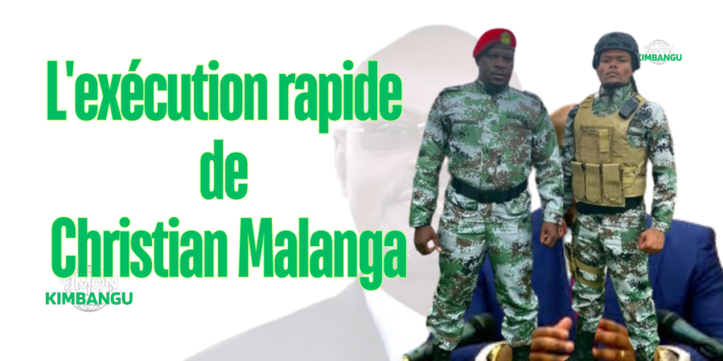 L'exécution rapide de Christian Malanga : Un acte prémédité pour ...